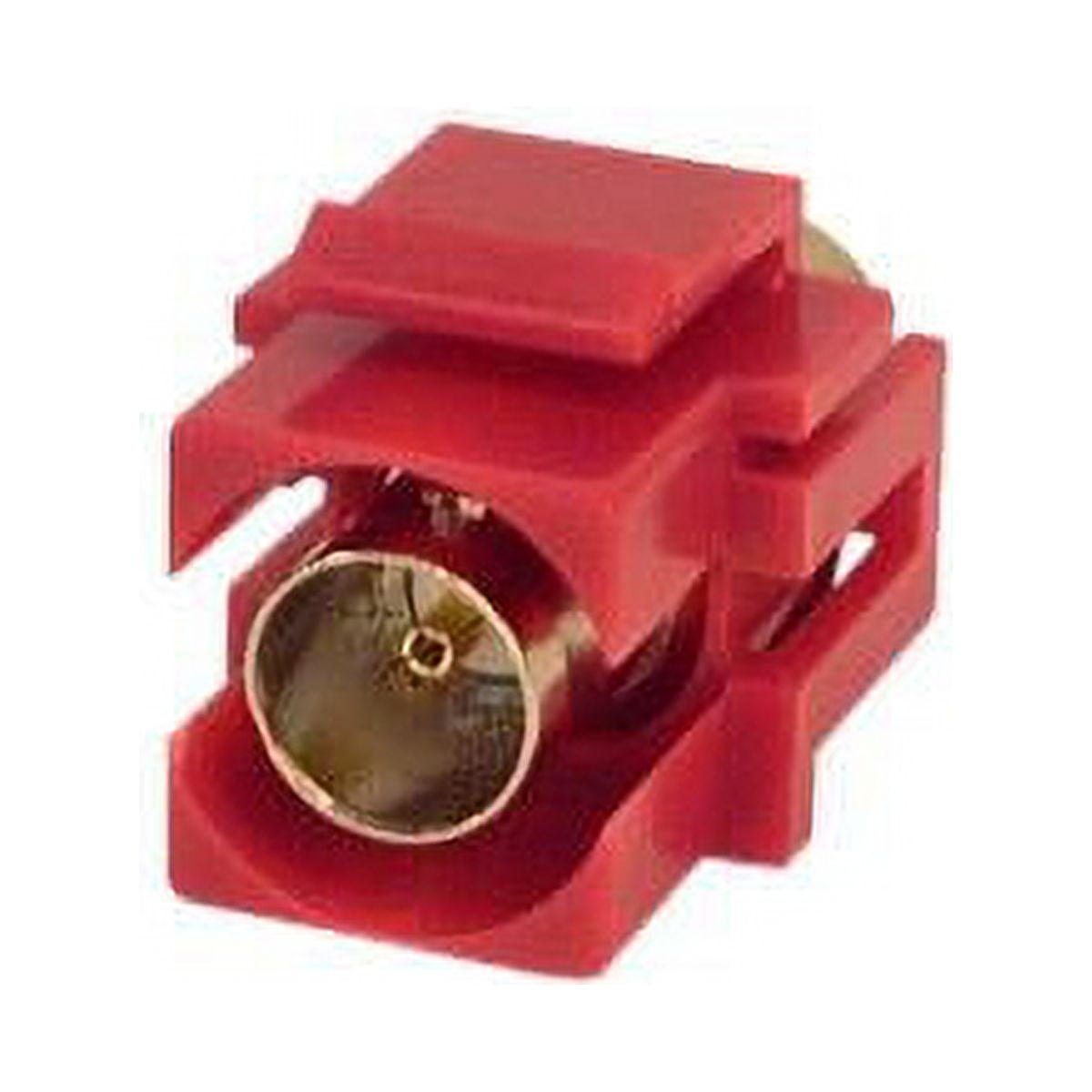 IEC RMBNC-RD BNC 75 Ohm Female to Female Flush Mount Keystone Connector ...