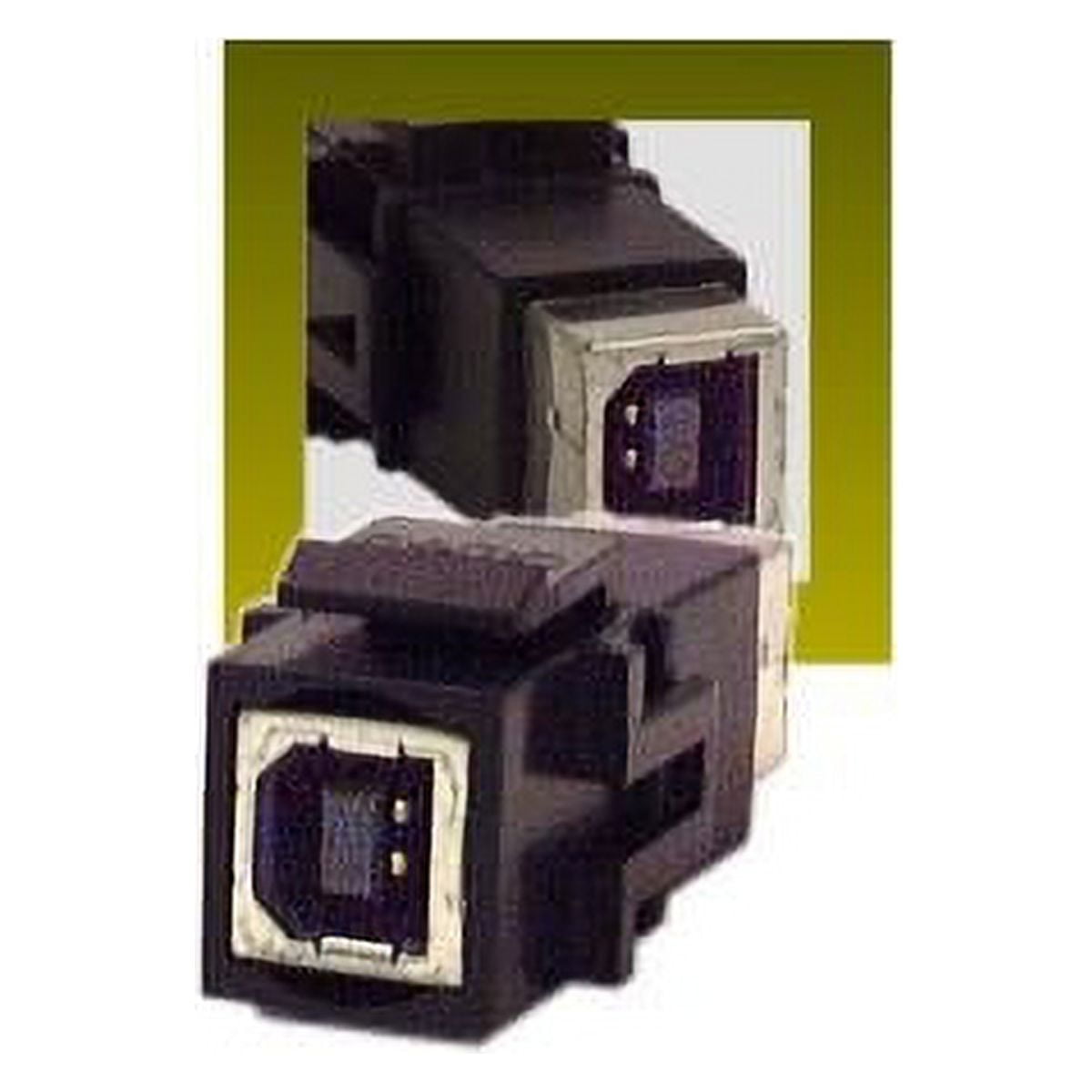 IEC RMUB USB B type Female to Female Connector on Ivory Flush Mount ...