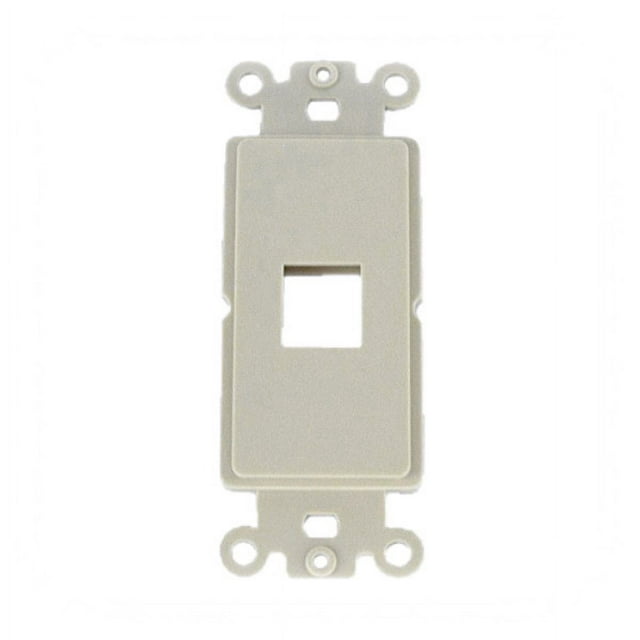 IEC WDX341000 Beige Decora Insert with One Keystone Cutout - Walmart.com