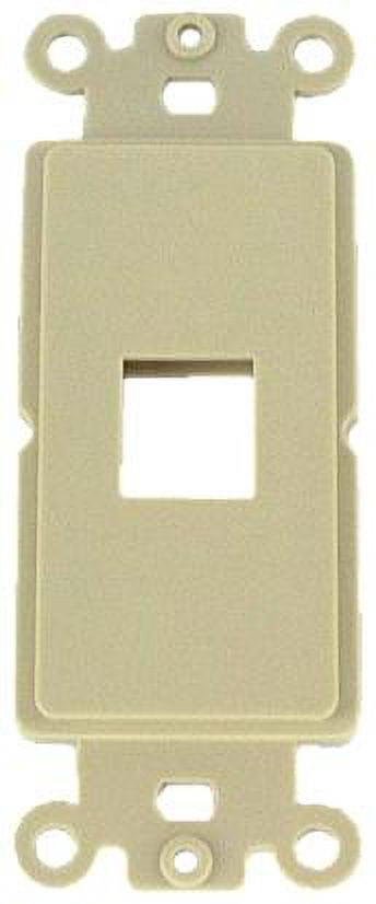 IEC WDZ341000 Ivory Decora Insert with One Keystone Cutout - Walmart.com