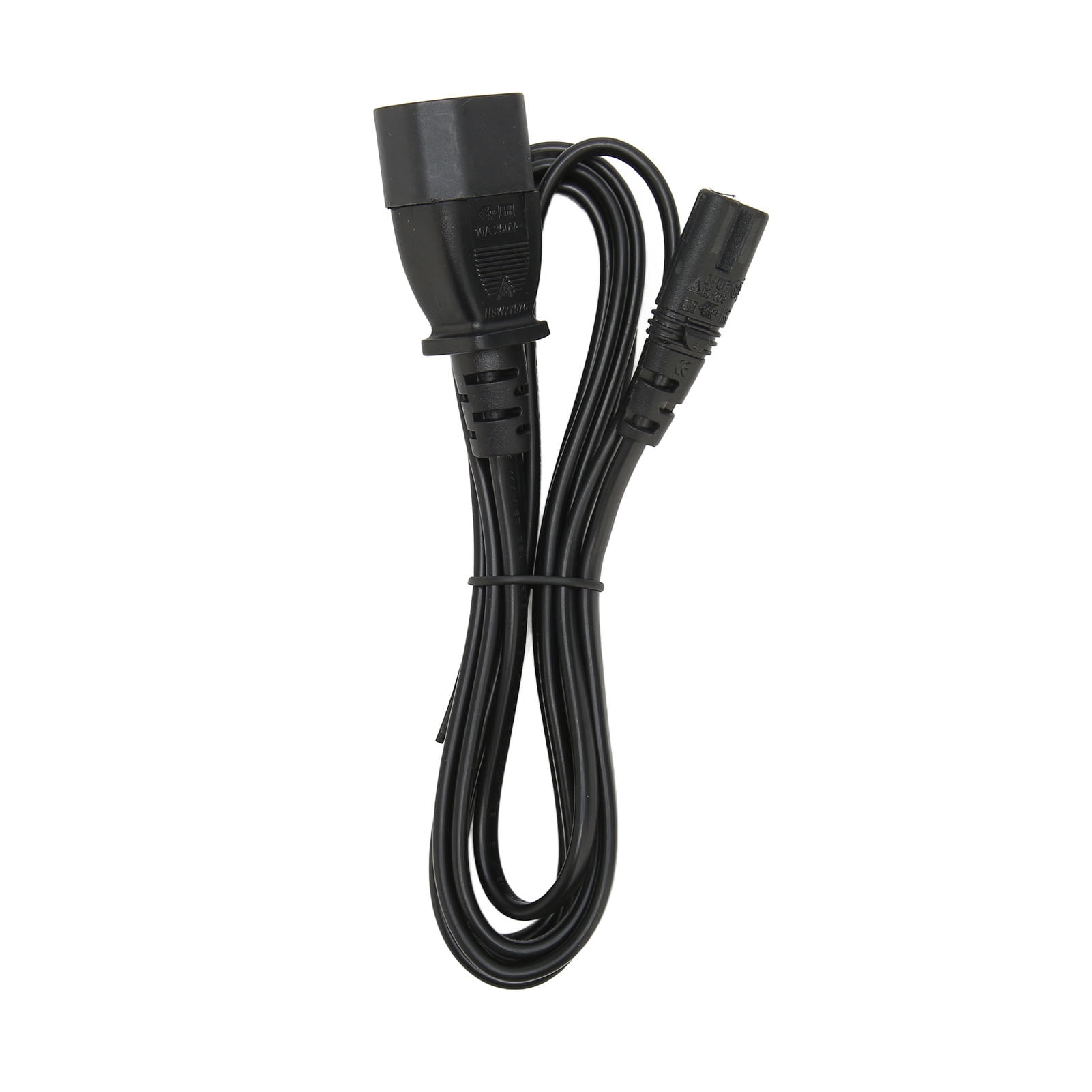 IEC320 C14 to C7 Cord Male to Female Power Adapter Cable for LCD ...