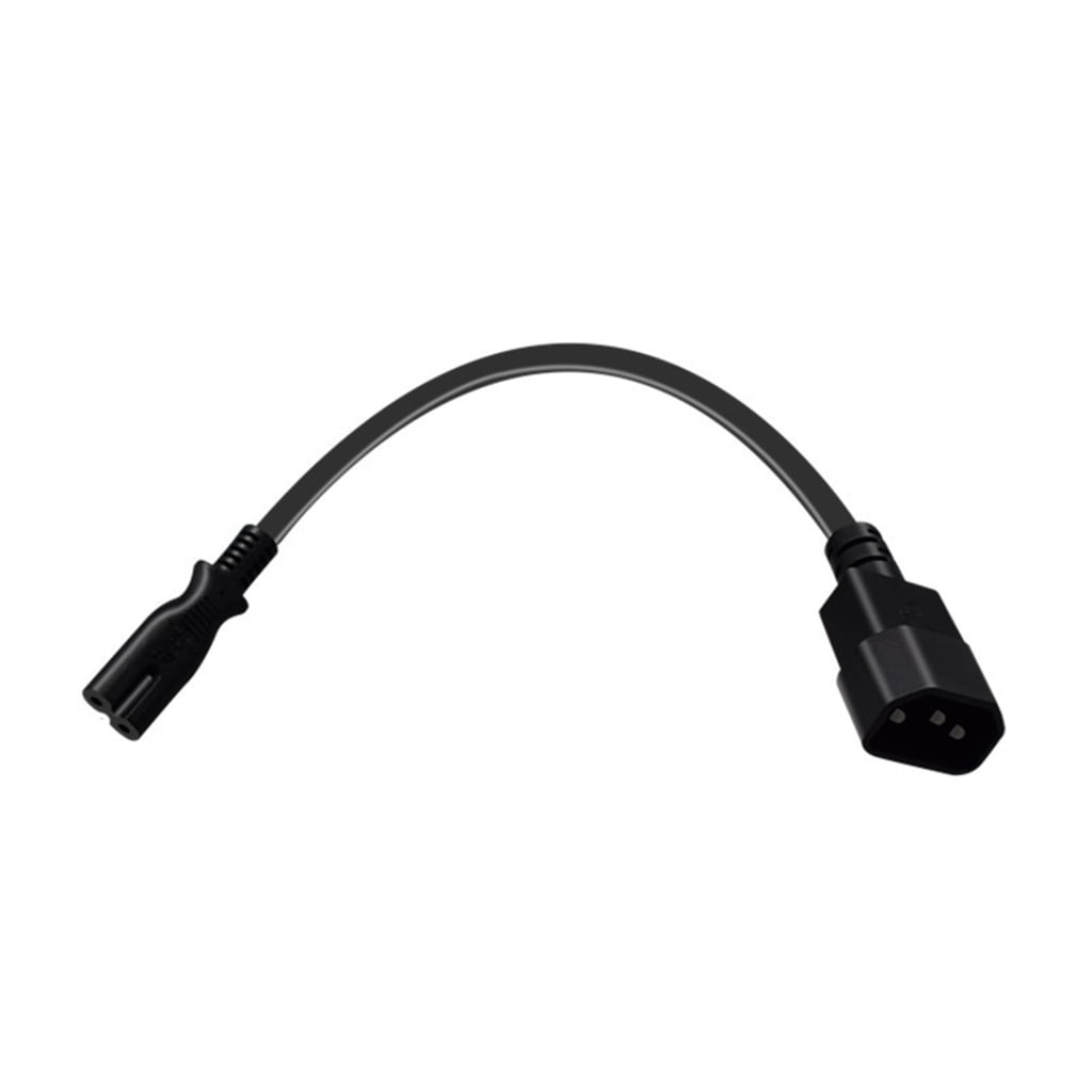 IEC320-C14 to IEC C7 Connector Adapter Cord Male Plug to Female Power ...