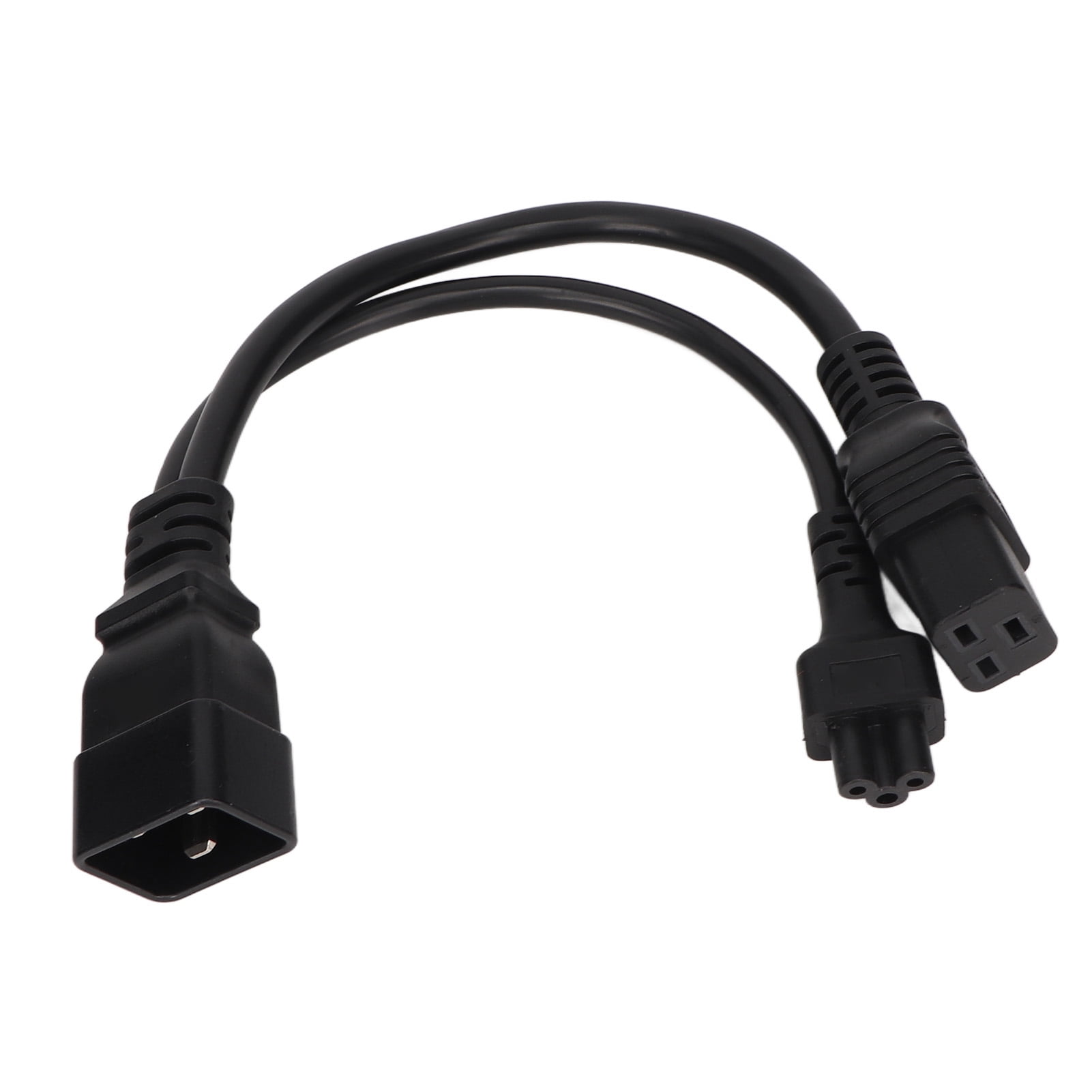 IEC320 C20 Male to C5 C19 Female Cable 20A 125V 16A 250V 1 in 2 Out PVC ...