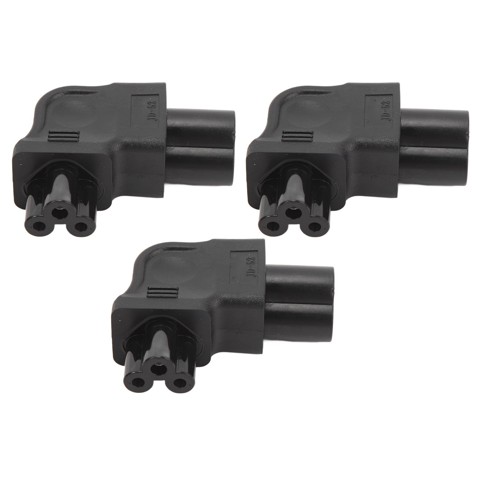 IEC320 C6 to C5 Power Adapter Male to Female Right Angle Power Socket ...