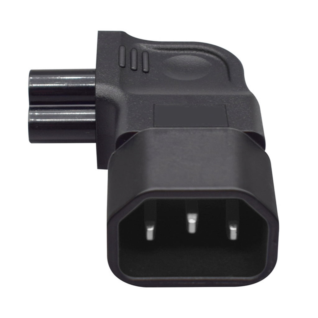 IEC320 Power Adapter C14 to C5 Converters Plug 3 Poles Socket C5 Female ...
