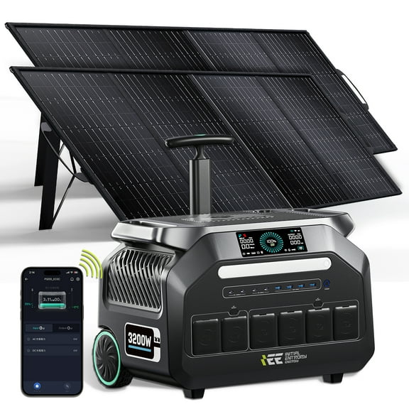 IEE SP5000 Solar Generator 5000W 10240Wh , 120V/240V Dual Voltage ...