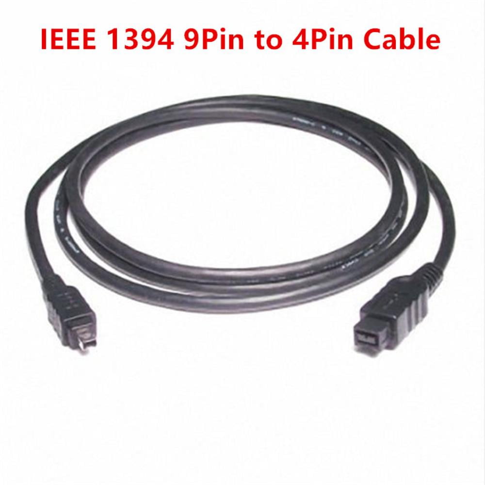 IEEE 1394 Cable 9 PIN to 4 PIN BETA FireWire 800 - FireWire 400 9-4 ...