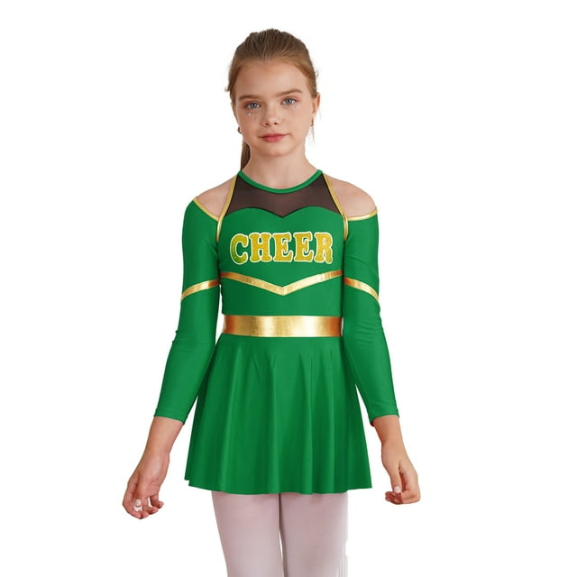 IEFIEL Girls Cheer Leader Uniform Halloween Cosplay Costume Juniors ...