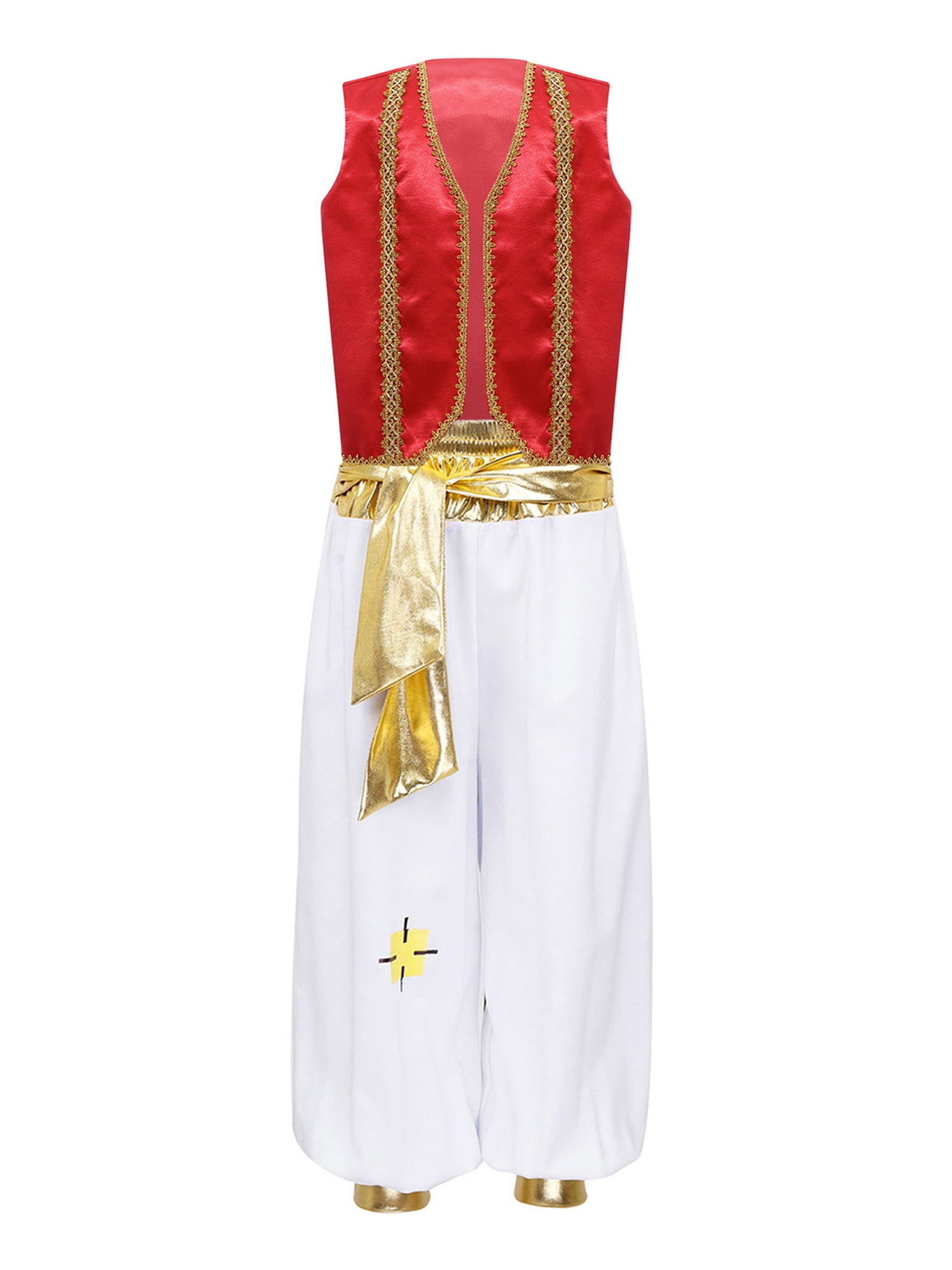 IEFIEL Kids Boys Arabian Prince Costume Masquerade Party Role Play ...