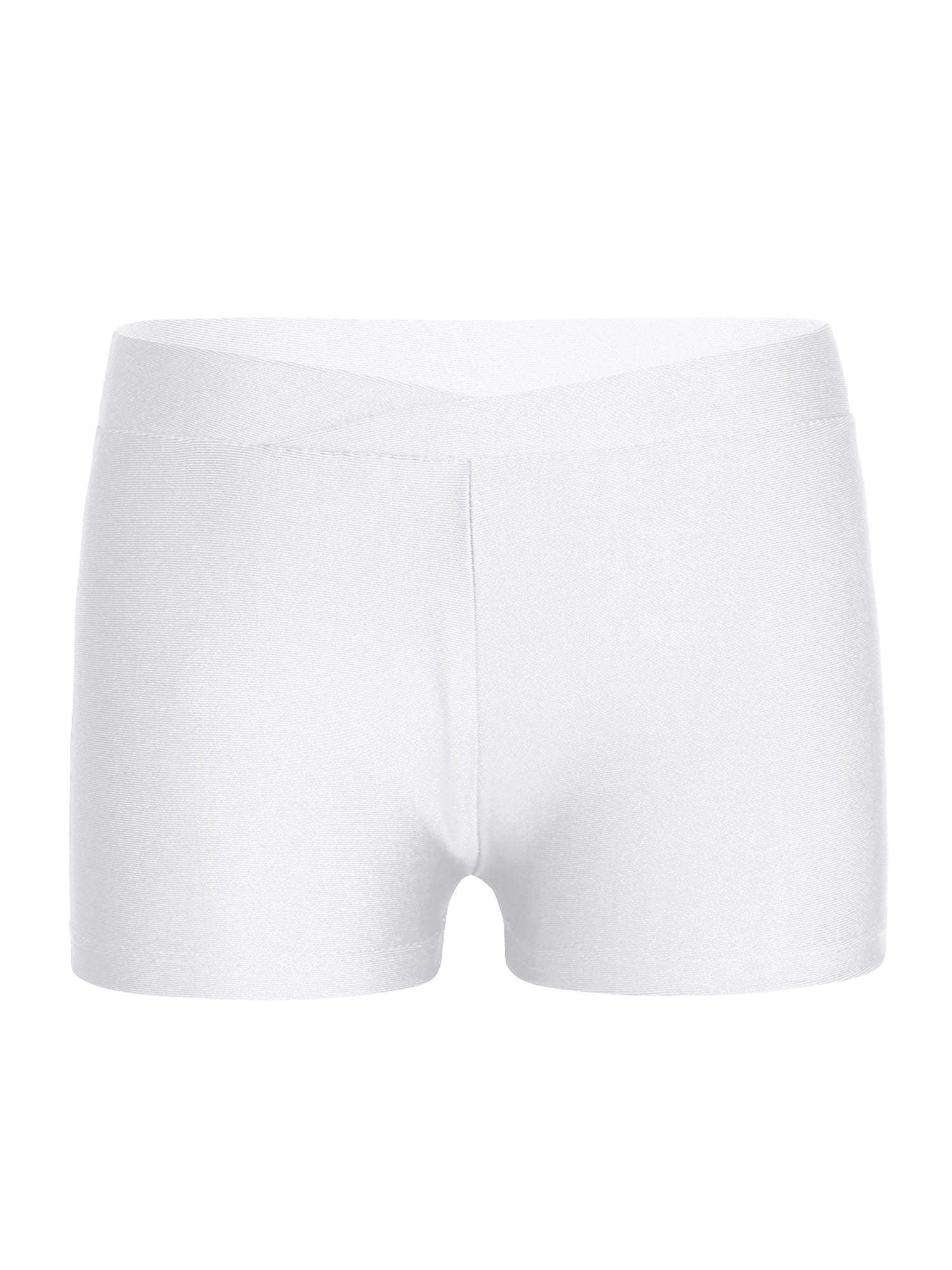 IEFIEL Kids Girls Slim Fit Dance Shorts Yoga Tumbling Volleyball Shorts ...