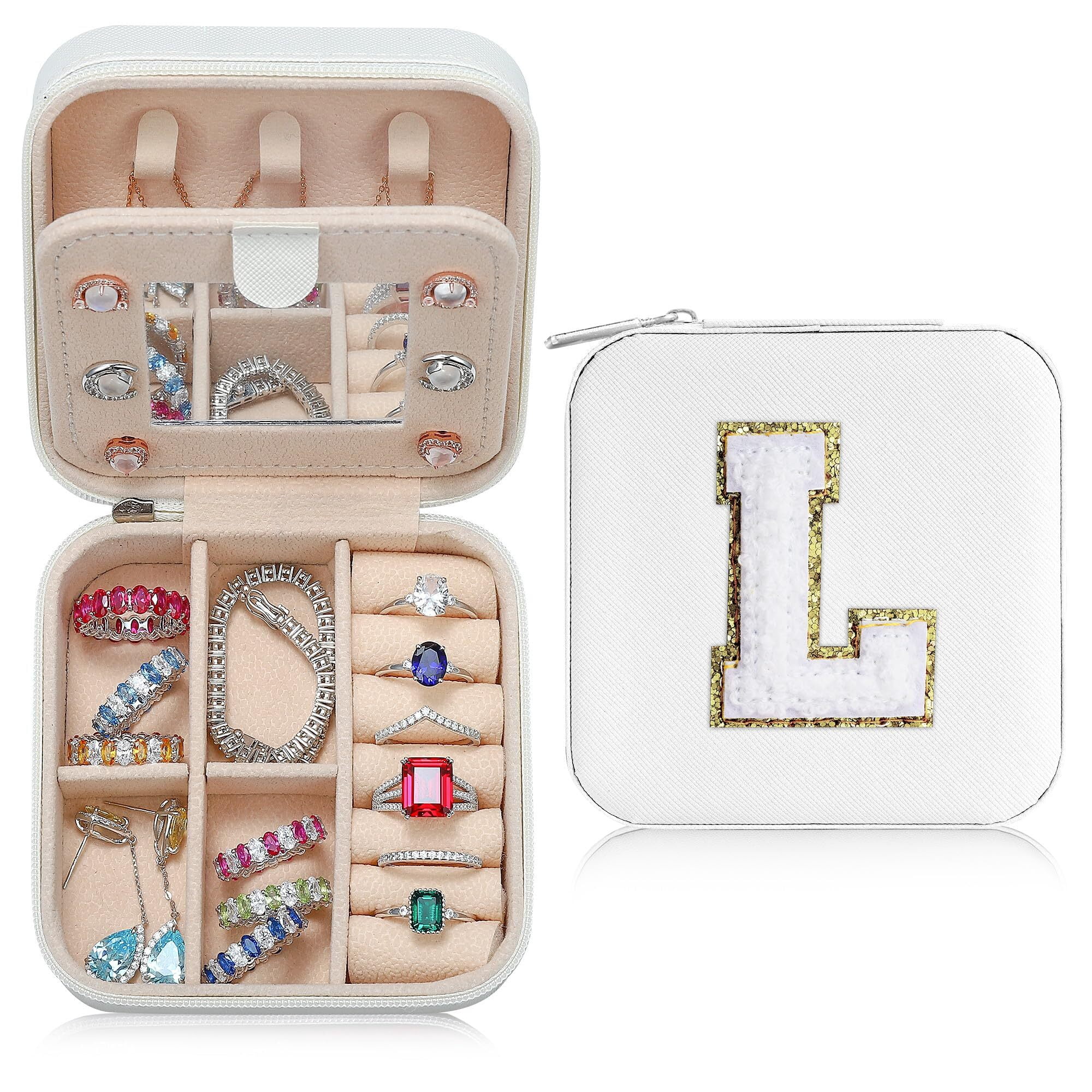 IEFSHINY Travel Essentials for Women Girls, Personalised Initial ...
