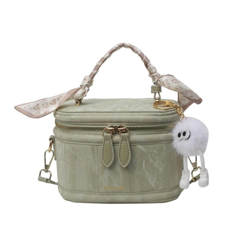 IELGY portable box bag, retro fashion small square bag, high-end niche ...