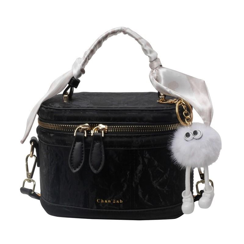 IELGY portable box bag, retro fashion small square bag, high-end niche ...