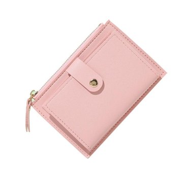 Cute Wallet Green Slim Wallet Tri-Fold Wallet PU Leather Purse Small ...