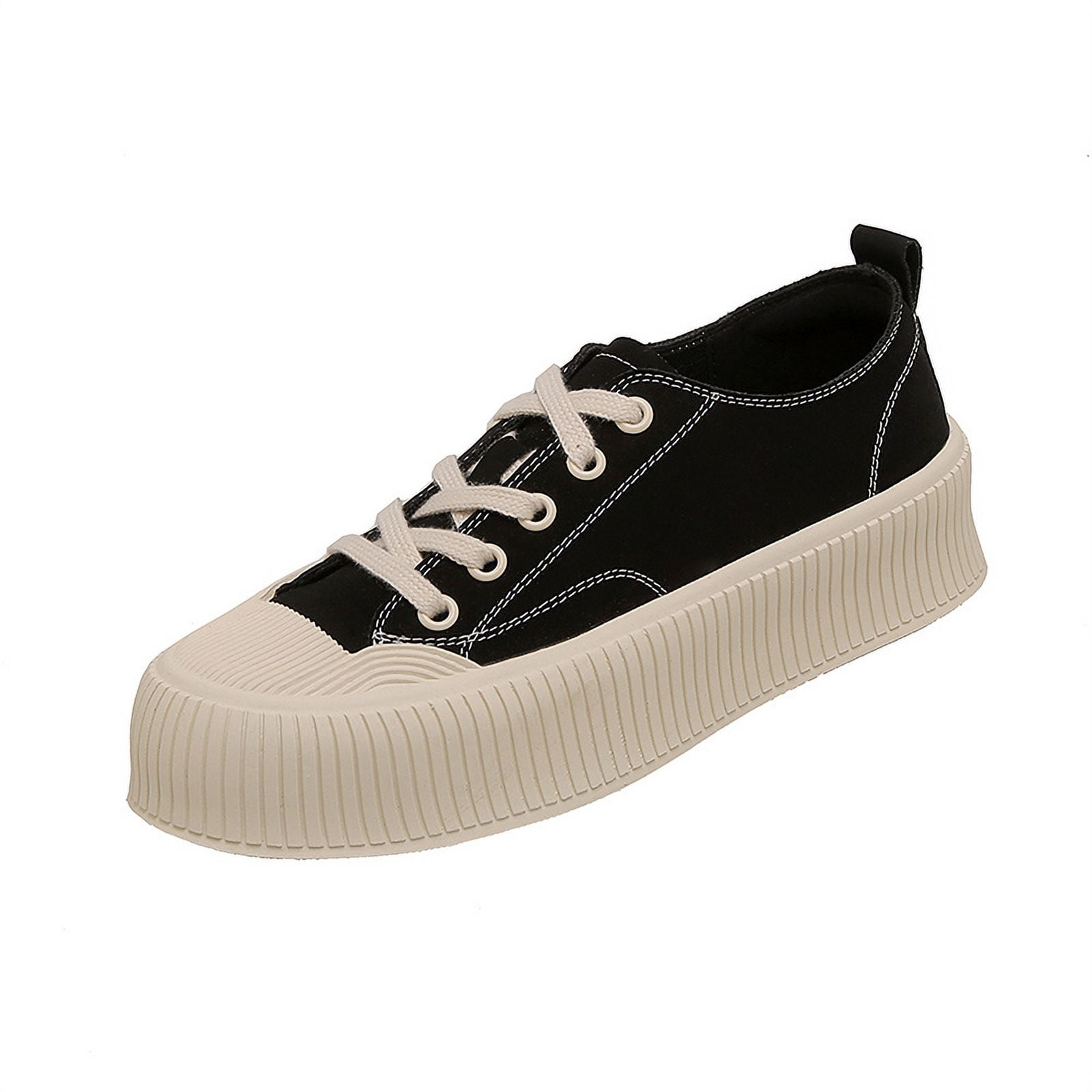 Ielgy Small Shoes Womens Casual Style Show Feet Thin Round Toe