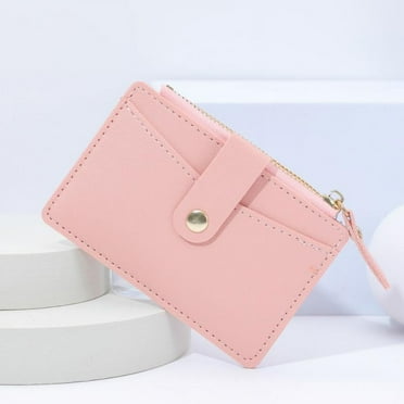Cute Wallet Green Slim Wallet Tri-Fold Wallet PU Leather Purse Small ...