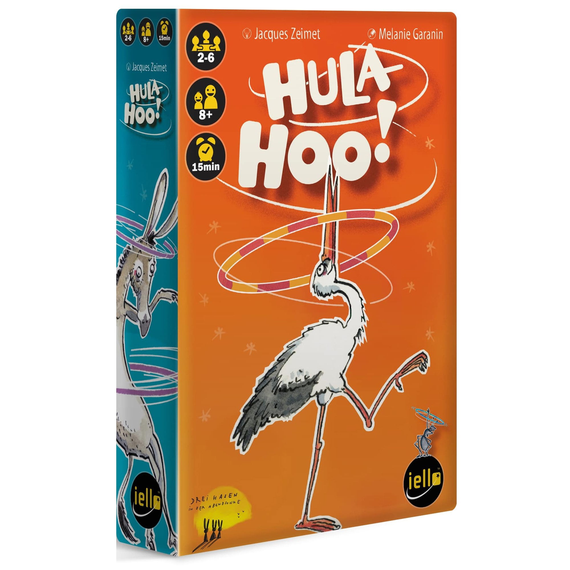 IELLO: Hula Hoo - Funny Party Game, Card Discarding, Animal Themed ...