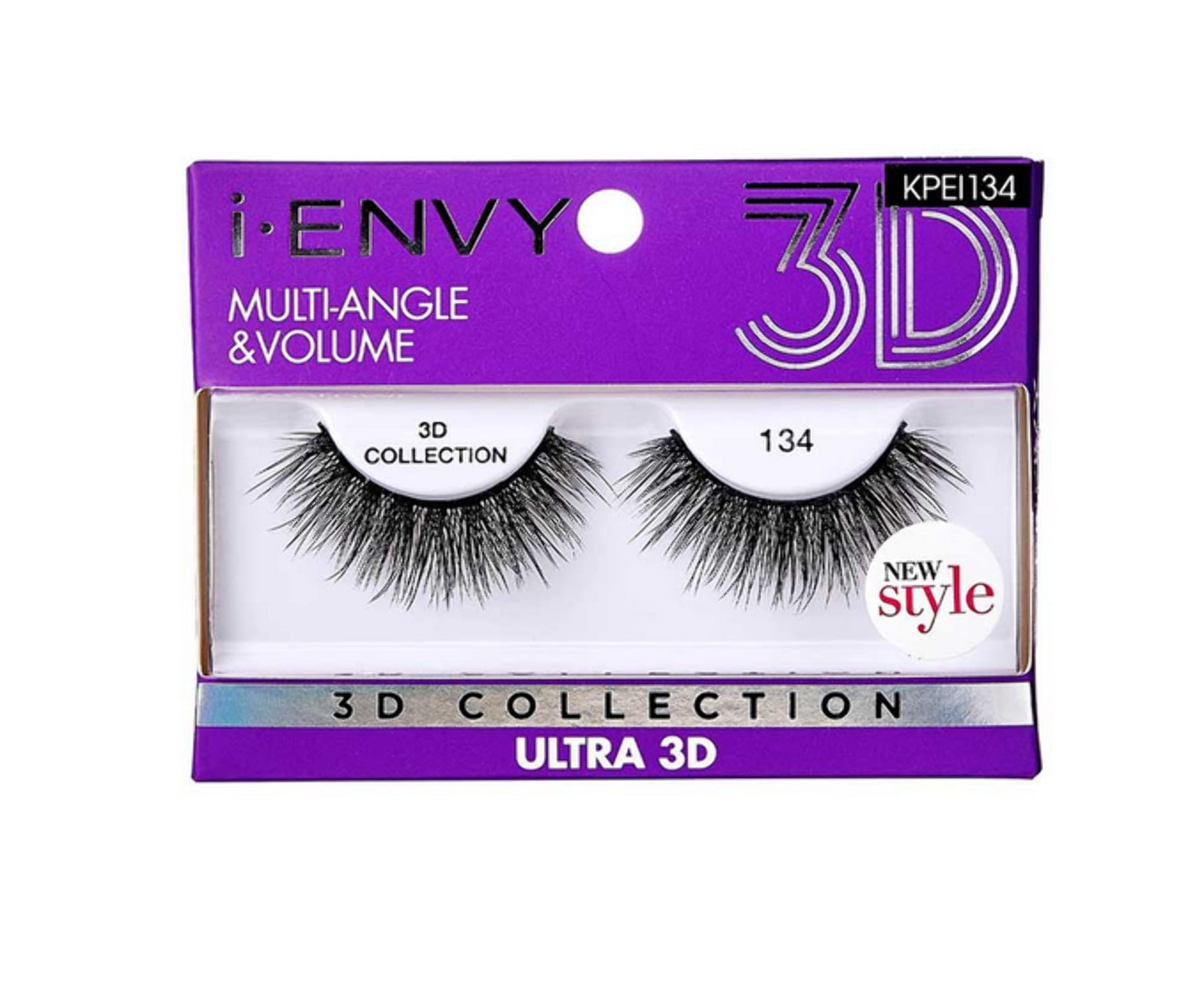 IENVY 3D Eyelashes, Natural Look False Lashes, Light Weight and ...