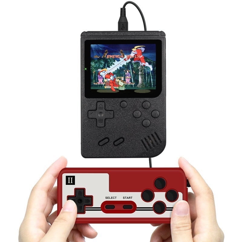 IEOBMOY 400-In-1 Retro With 2-Player Controller, Rechargeable Battery ...