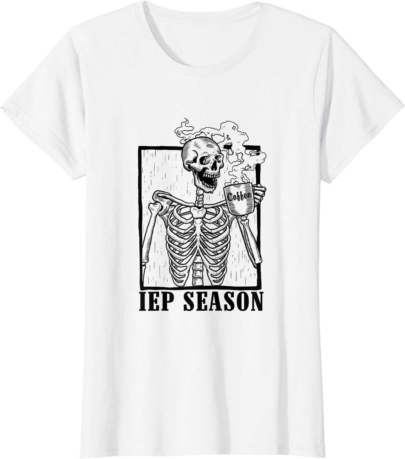 IEP Season Skeleton Speech Therapy Speech Pathologist SLP T-Shirt ...