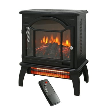 Lifeplus 26"1500-Watt Freestanding or Wall Mounted Electric Fireplace ...