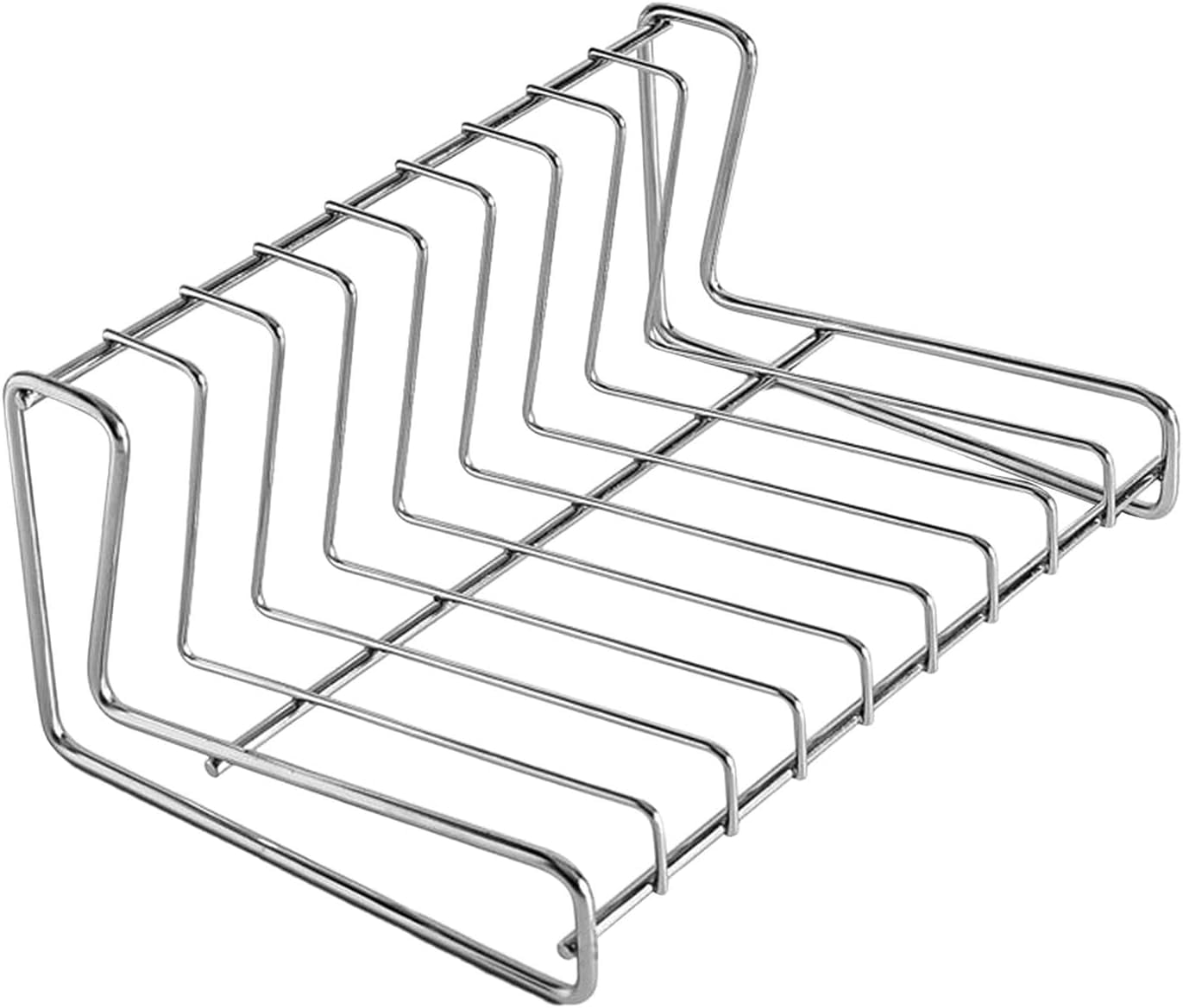 IEUDNS Dish Storage Rack Lid Organizer Stainless Steel Rest Dinnerware ...