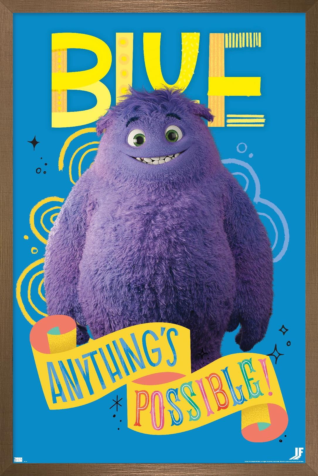 IF (Imaginary Friends) - Blue Anything's Possible Wall Poster, 22.375 ...