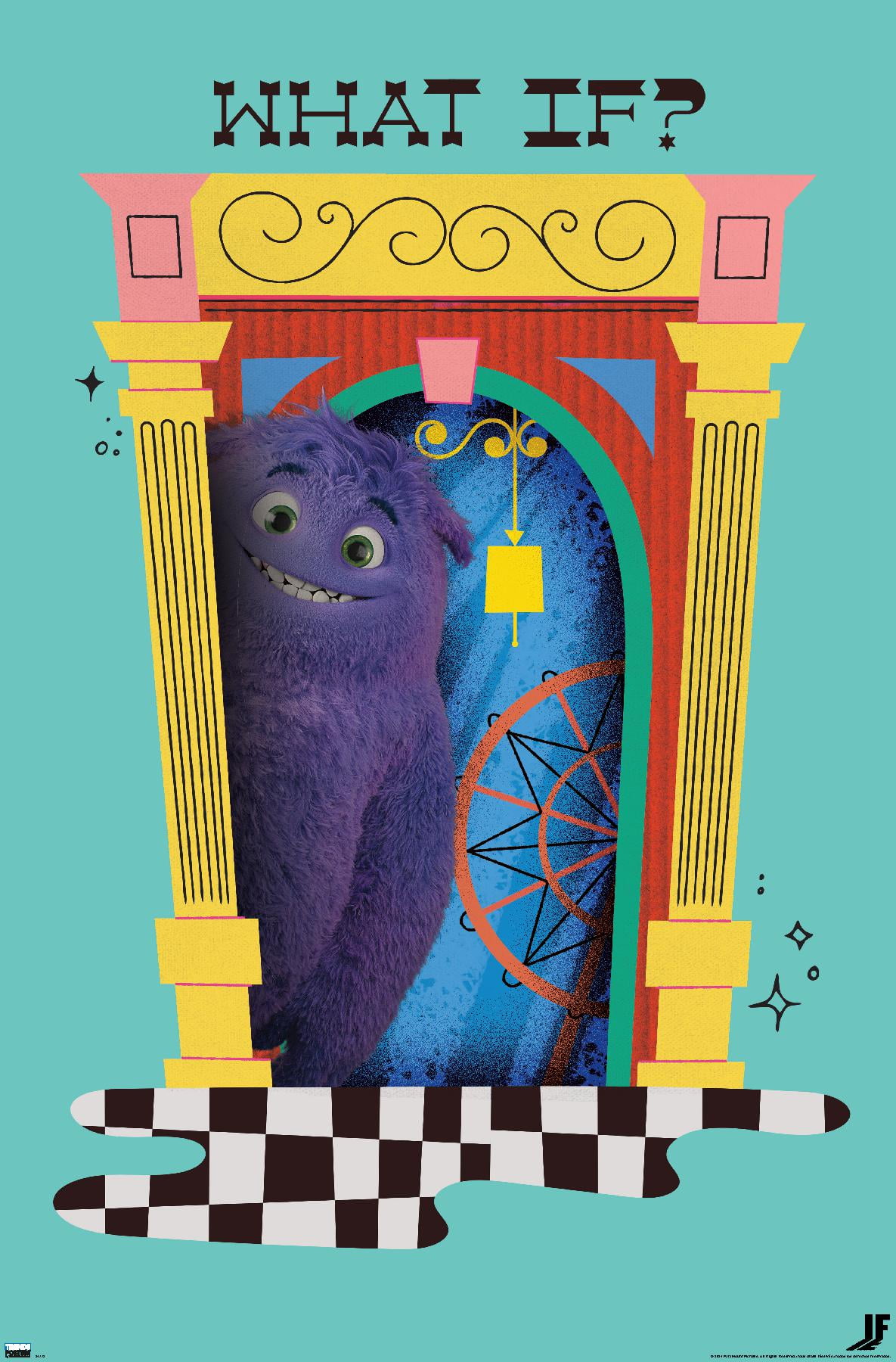 IF (Imaginary Friends) - Blue What If Wall Poster, 14.725" x 22.375 ...