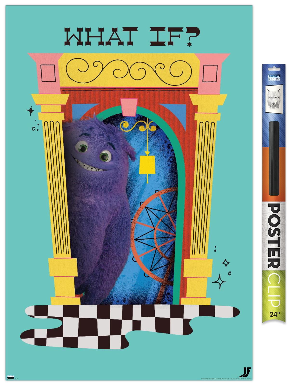IF (Imaginary Friends) - Blue What If Wall Poster, 22.375" x 34 ...