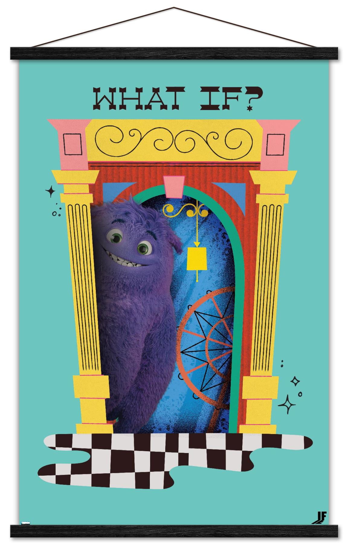 IF (Imaginary Friends) - Blue What If Wall Poster with Magnetic Frame ...