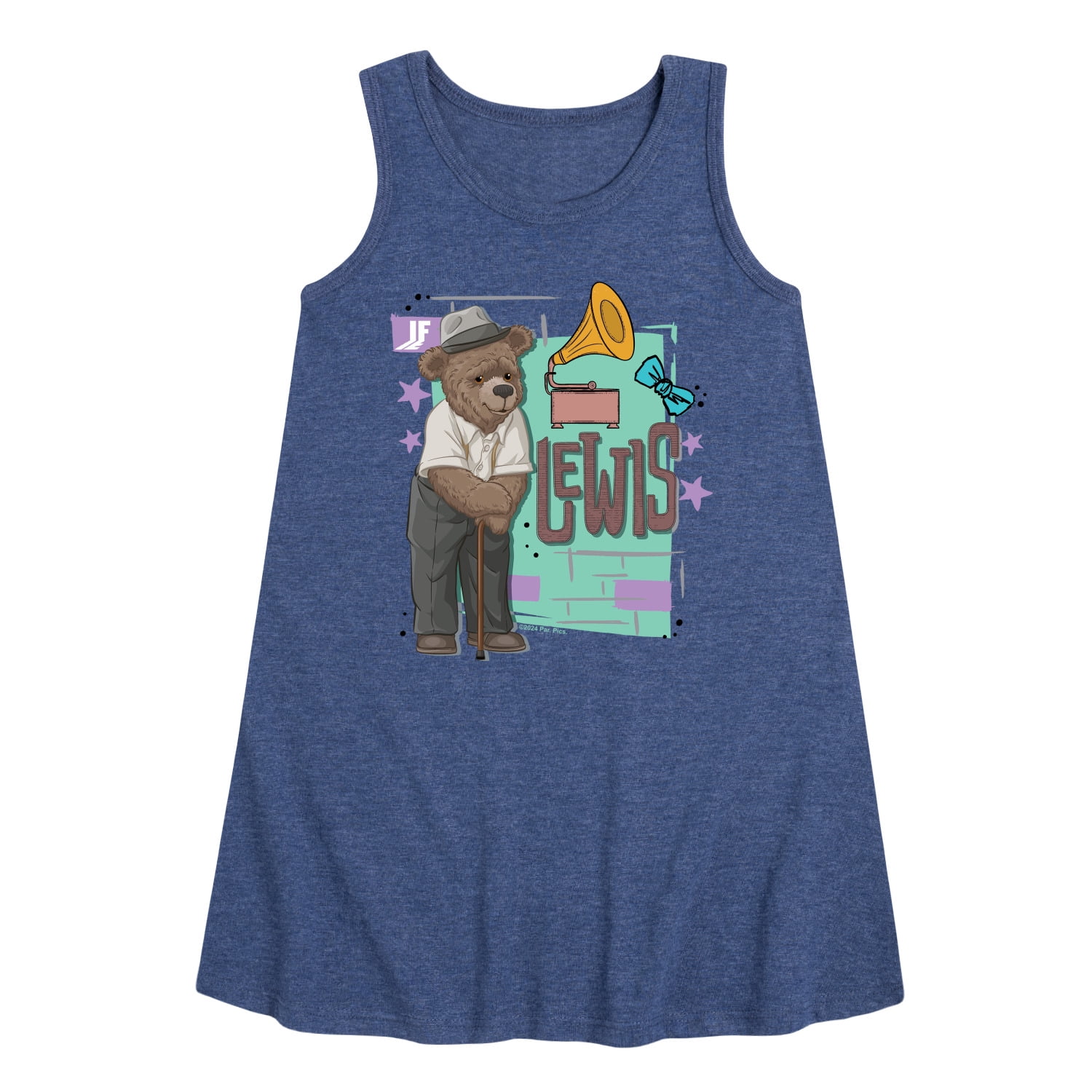 IF Movie - Lewis Poster - Toddler & Youth Girls A-line Dress - Walmart.com