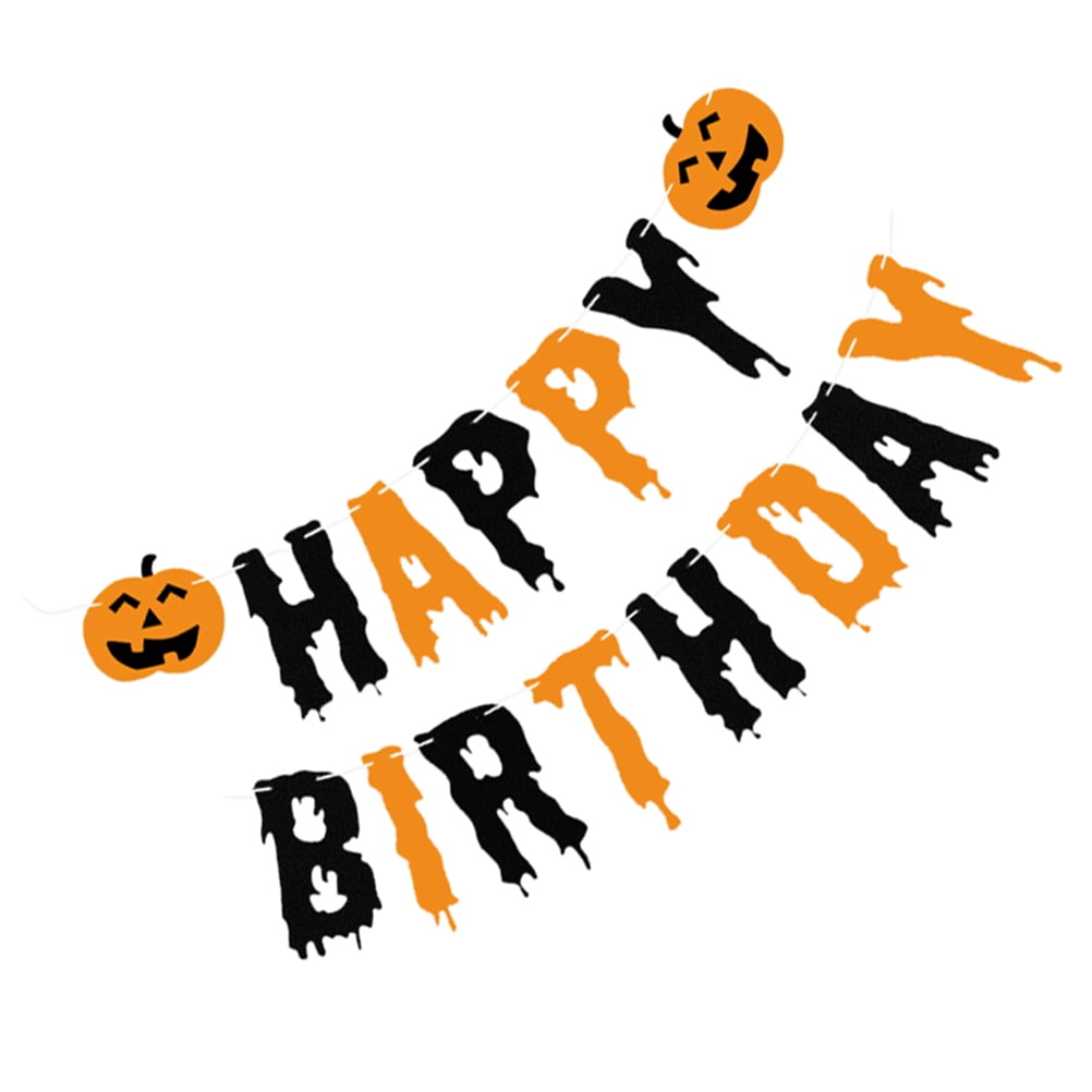 IFANLANDOR 1 Set Felt Square Assorted Color Birthday Banners for ...