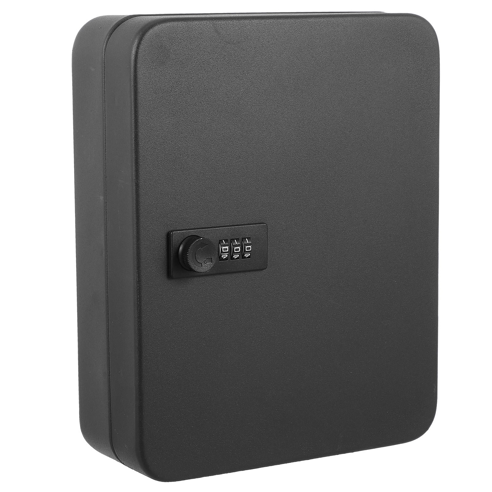 IFANLANDOR 1 Set Iron Key Box Door Key Lock Box Black 9.8X7.1X2.8in ...