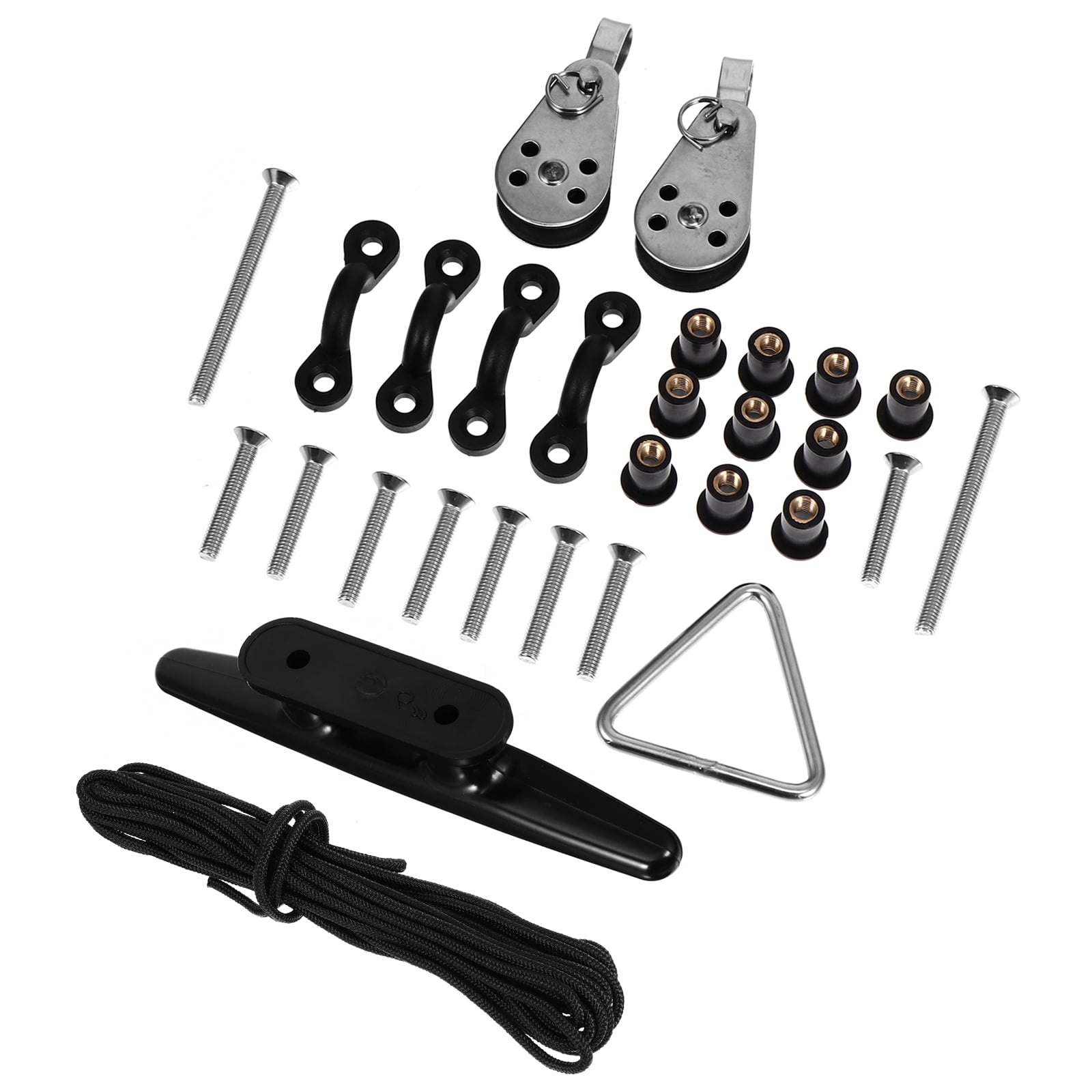 IFANLANDOR 1 Set Kayak Canoe Rigging Pad Eye Cleat for Secure Anchoring ...