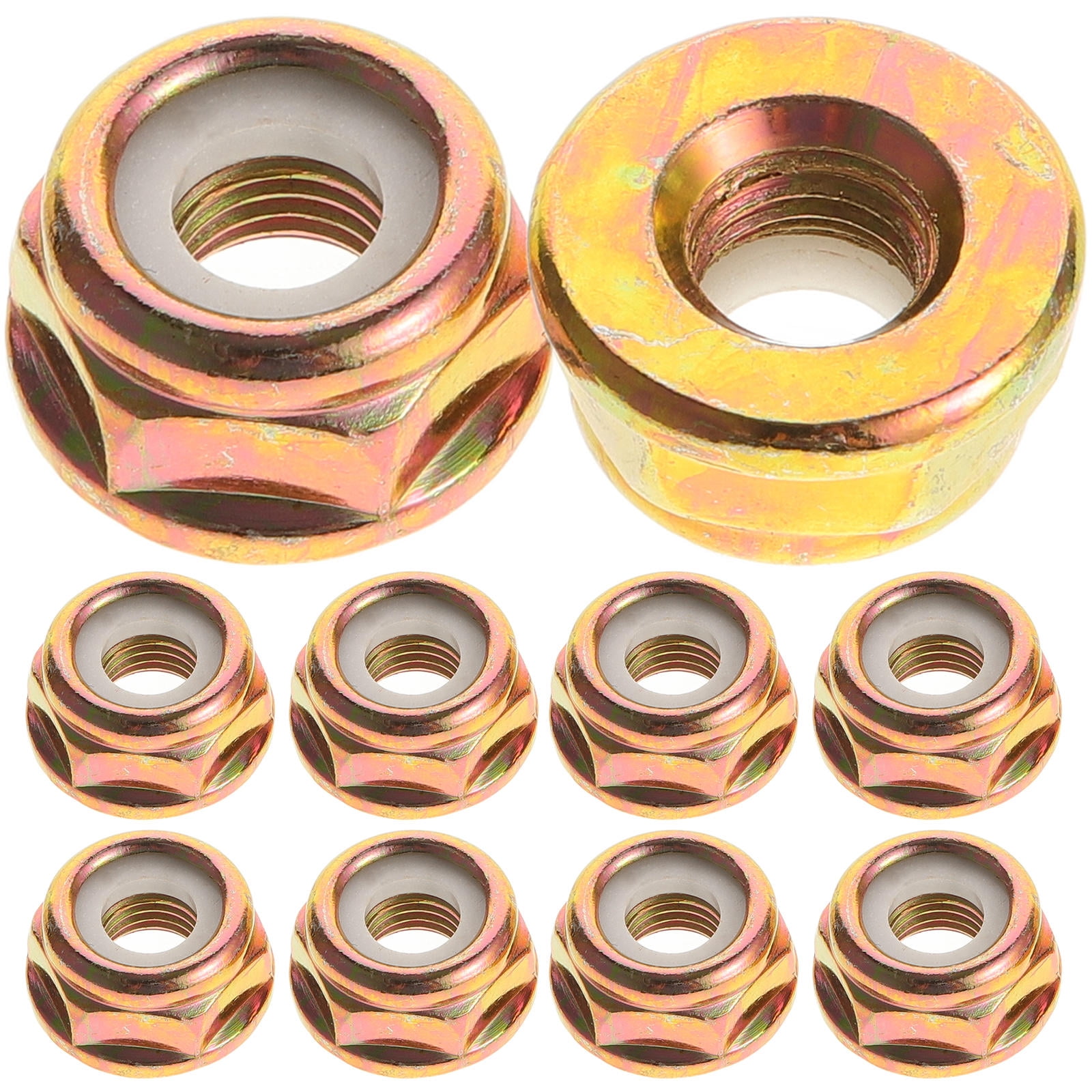 IFANLANDOR 10Pcs Metal Lawn Mower Nut for Garden Edging Tool and Lawn ...