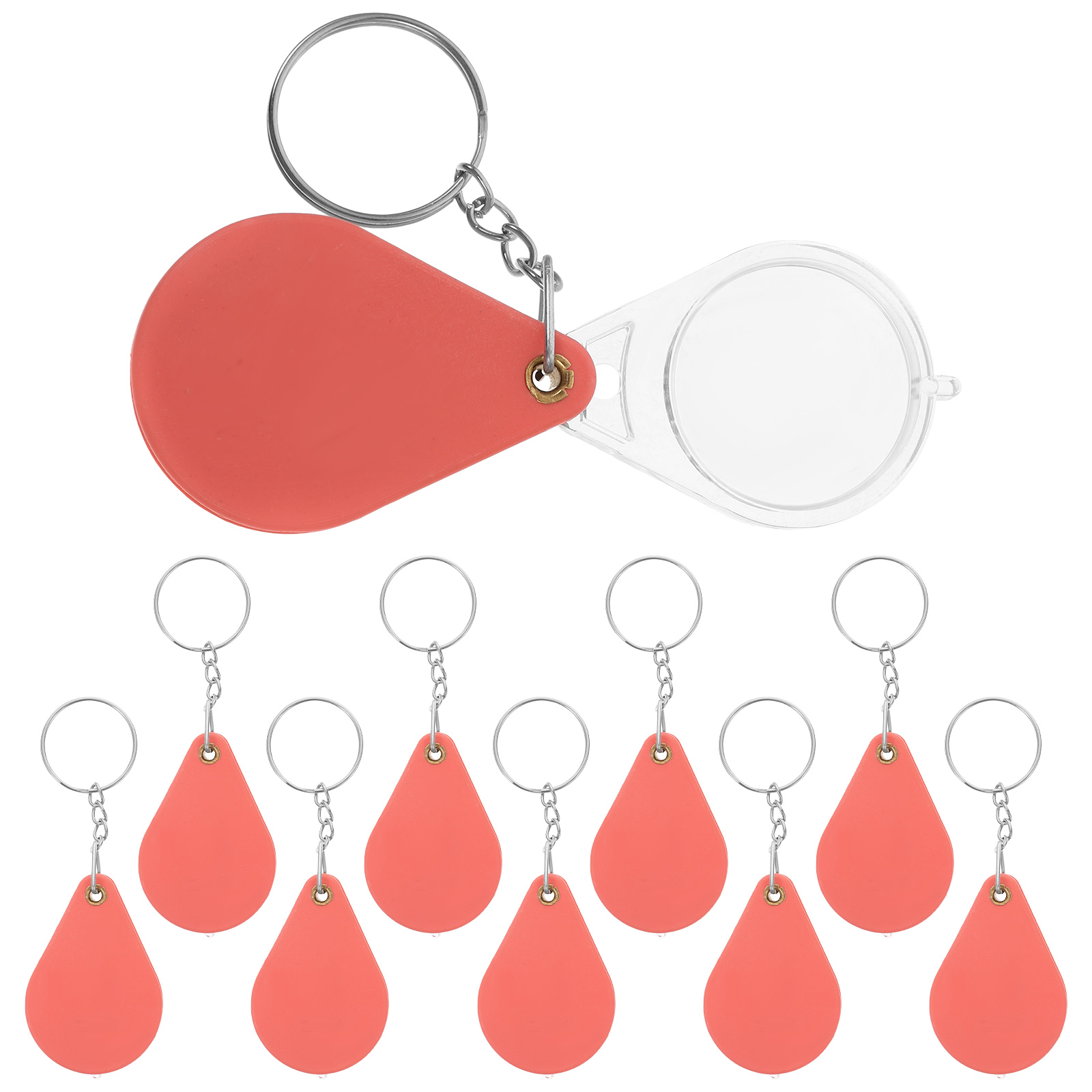 IFANLANDOR 10Pcs Portable Magnifying Glass for Reading Books and Crafts ...