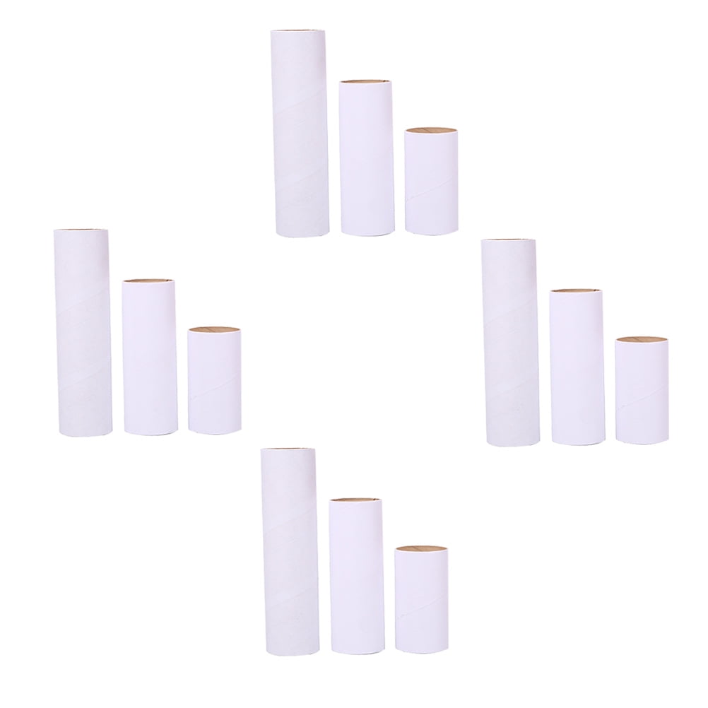 IFANLANDOR 12Pcs Craft Rolls White Round for Diy Craft Projects ...