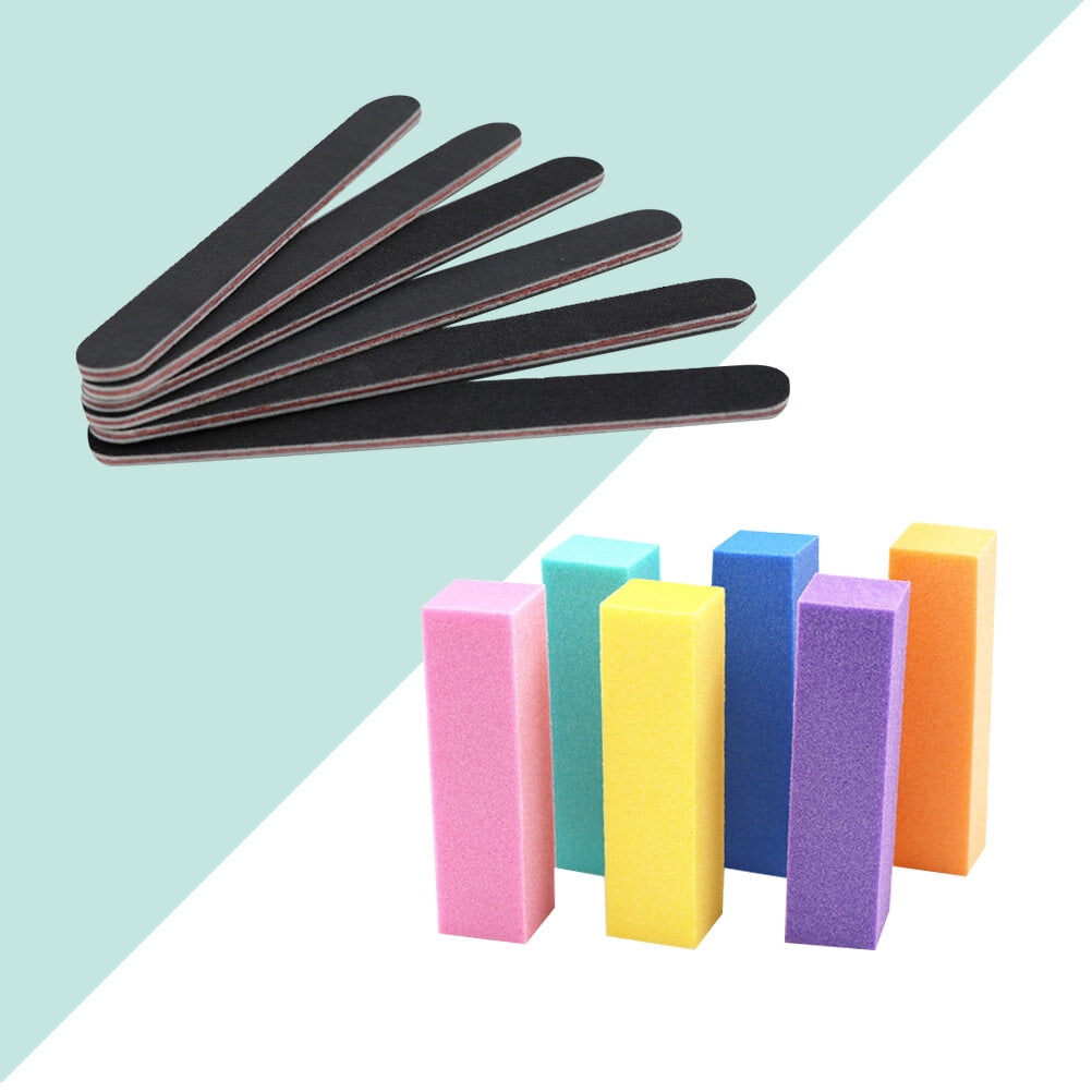 IFANLANDOR 12Pcs Manicure Sanding Blocks Assorted Color for Manicure ...