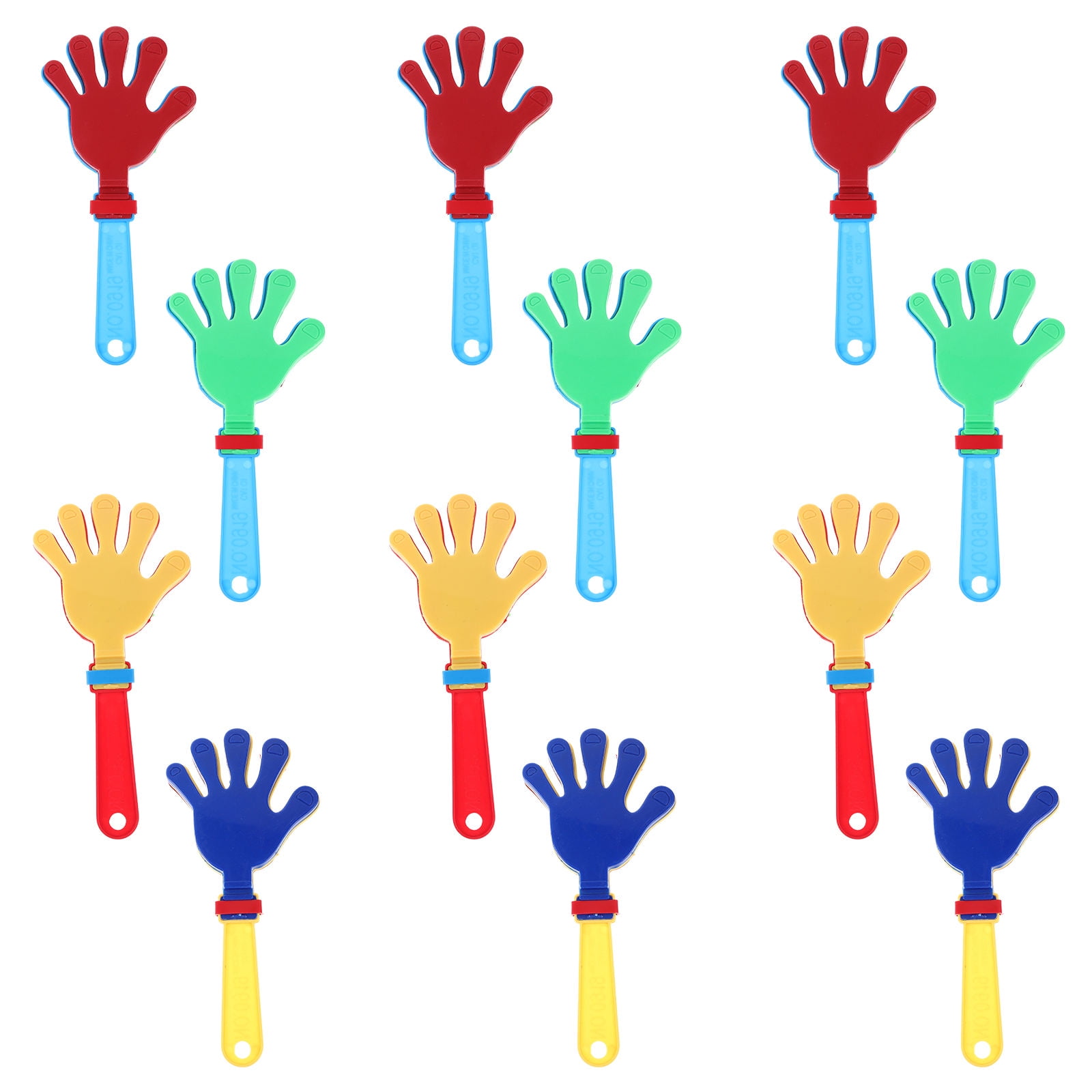 IFANLANDOR 12Pcs Party Clappers for Kids Hand Shaped Plastic ...