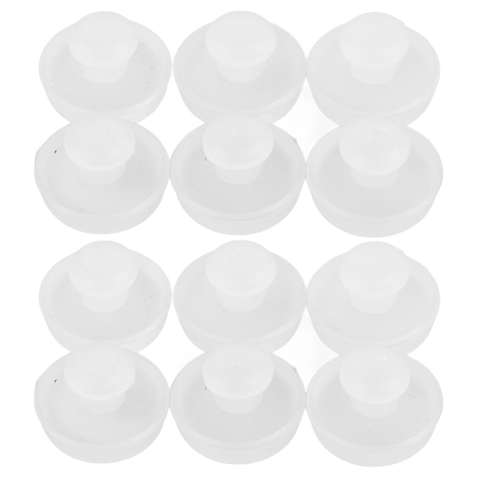 IFANLANDOR 12Pcs White Rubber Brake Pedal Stopper For Precise Limiting ...