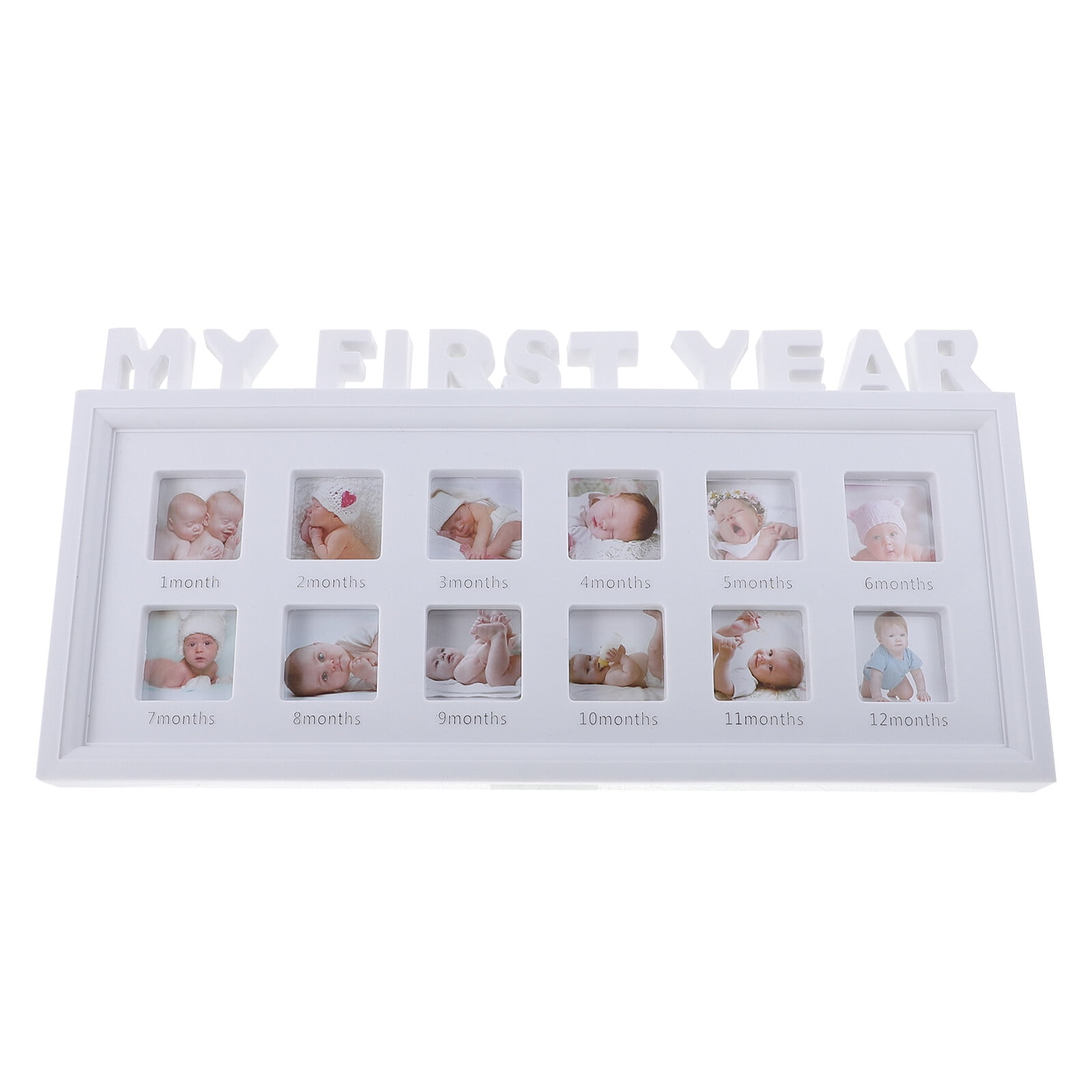 IFANLANDOR 1Pack Baby Keepsake Frame Babys First Picture Frame 16.1x7 ...