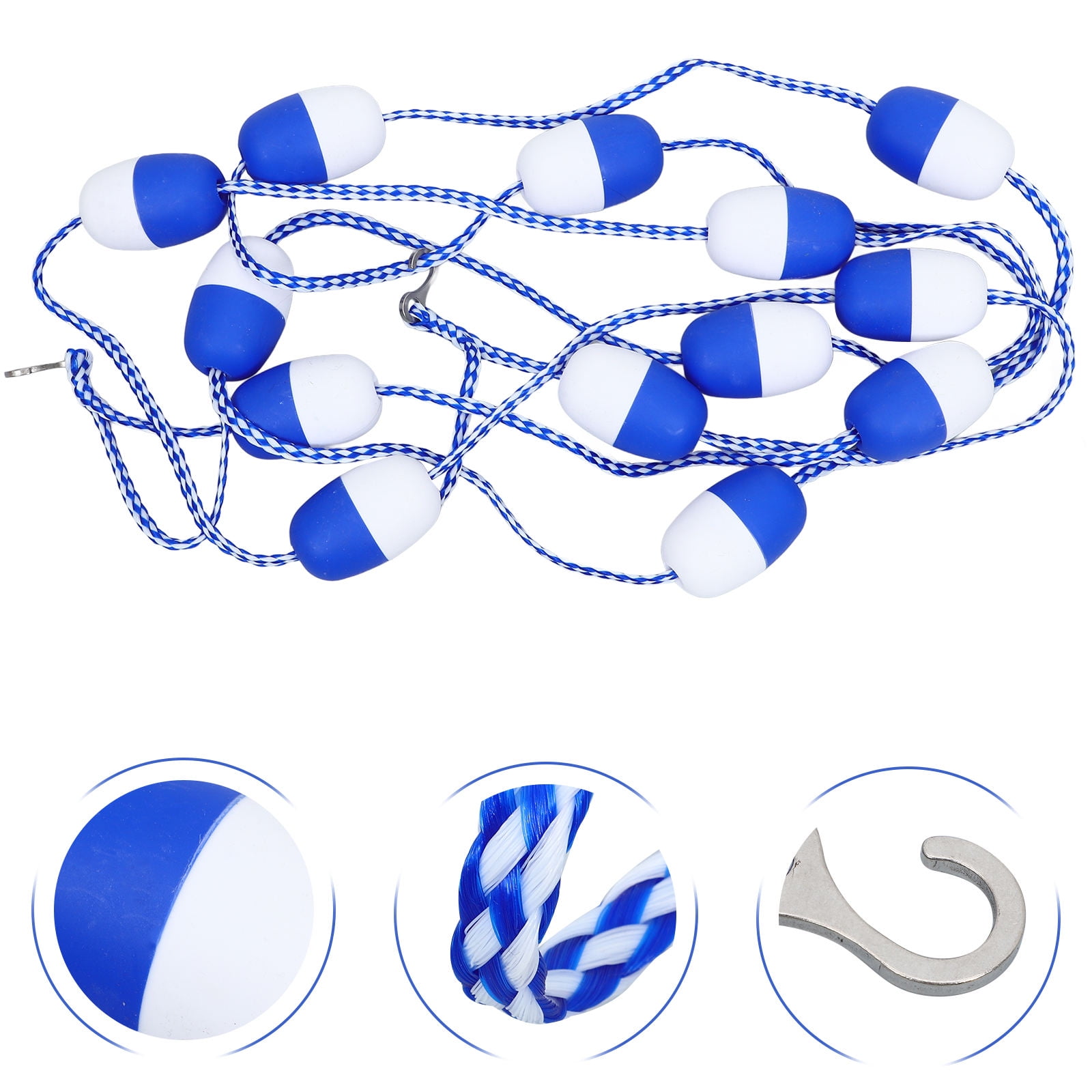 IFANLANDOR 1Pack Swimming Pool Safety Divider Rope and Float Line 600CM ...