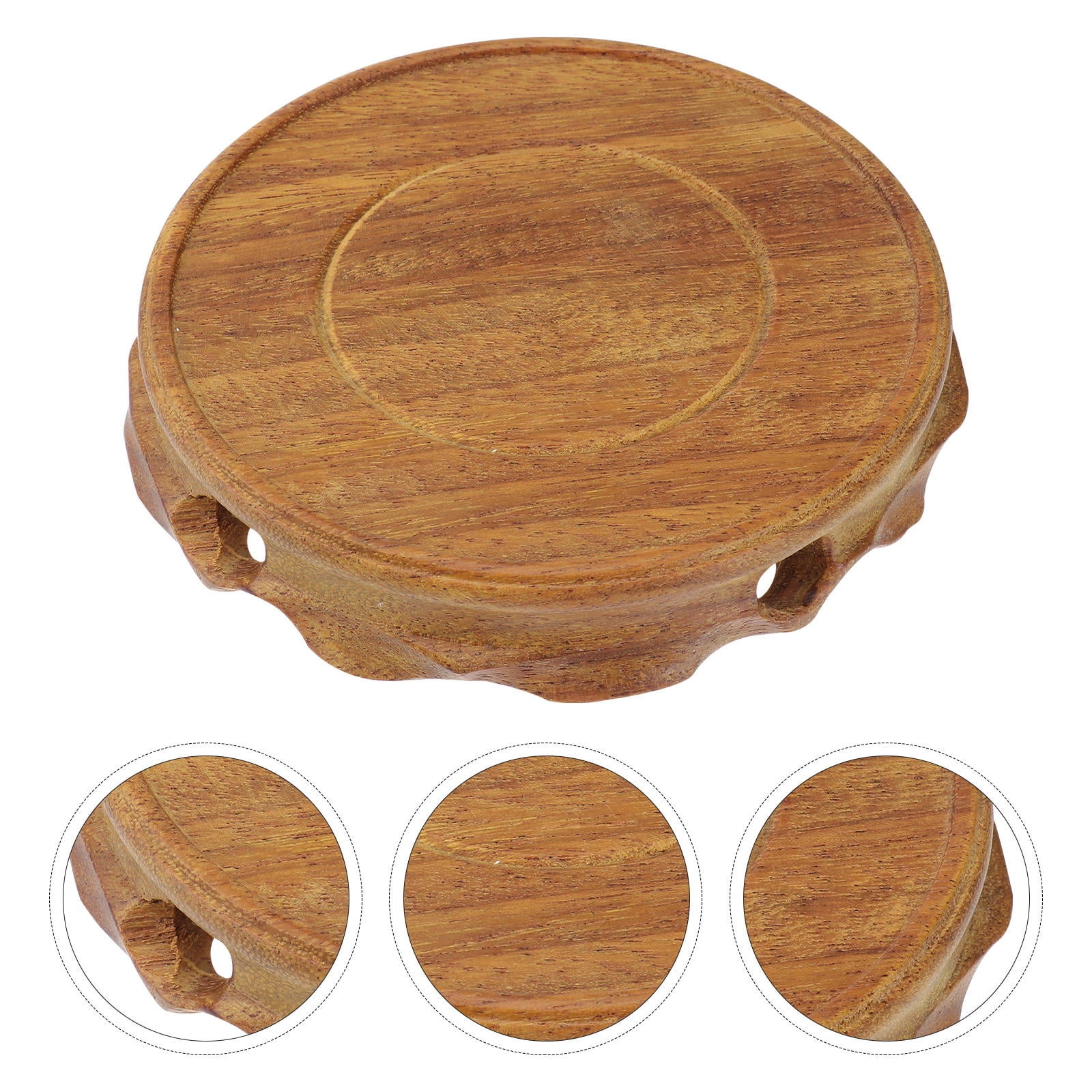 IFANLANDOR 1Pack Wood Display Riser Pedestal Stand for Home Display ...