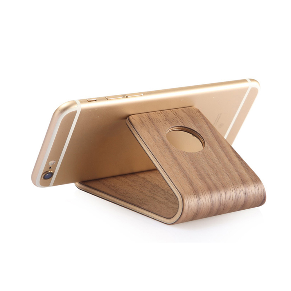 IFANLANDOR 1Set Curved Timber Phone Tablet Stand for Smartphone and ...