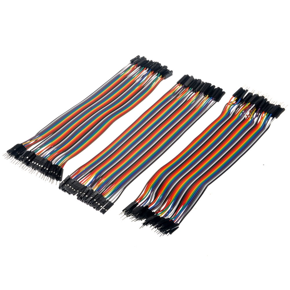 IFANLANDOR 1Set Jumper Wires Ribbon Cable 40Pin 8Inch Connection for ...