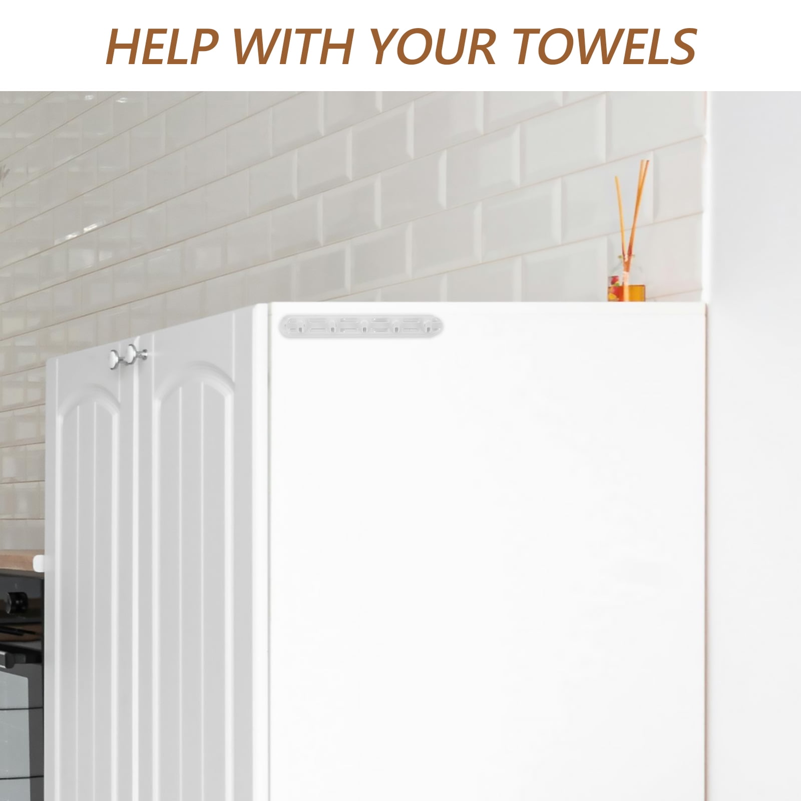 IFANLANDOR 1Set Under Cabinet Hook with Sliding Rail for Home ...