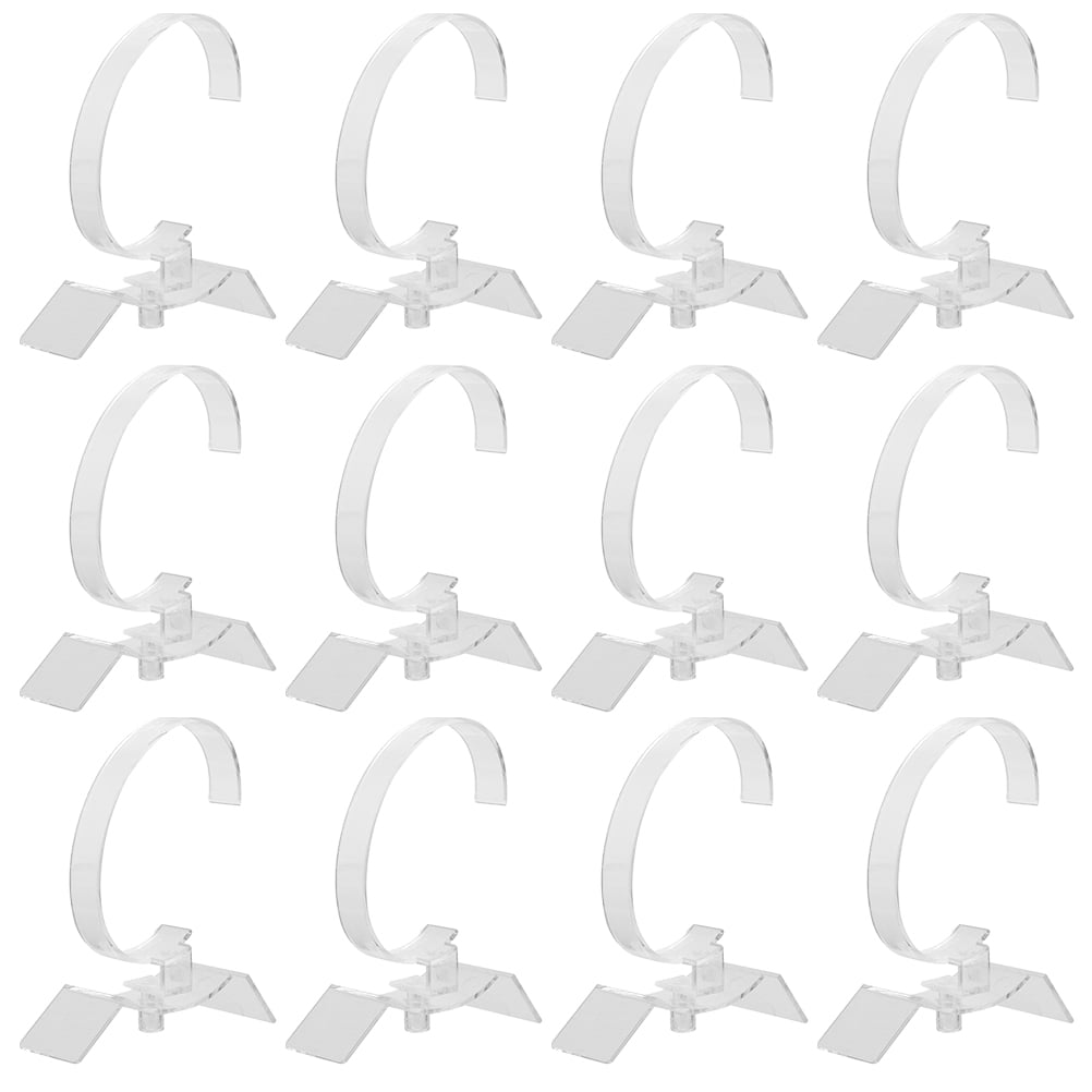 IFANLANDOR 20Pcs Watch Display Stand Clear Acrylic Square for ...