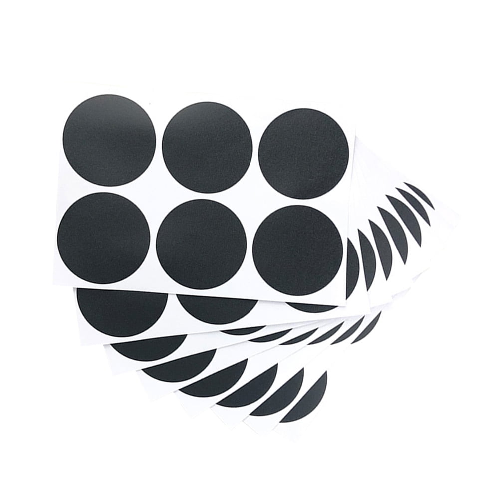 IFANLANDOR 20Set Round Frosted Spice Jar Labels Blackboard Design for ...