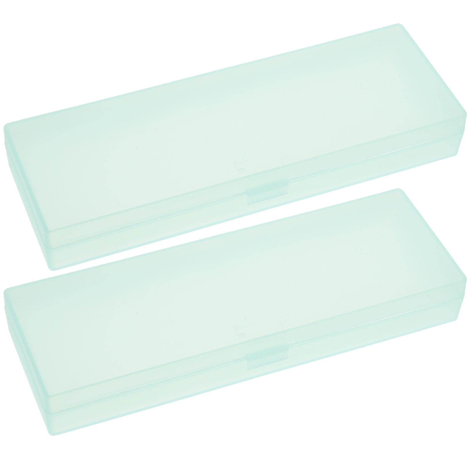 IFANLANDOR 2Pack Small Clear Plastic Box for Tool Box Rectangular Shape ...