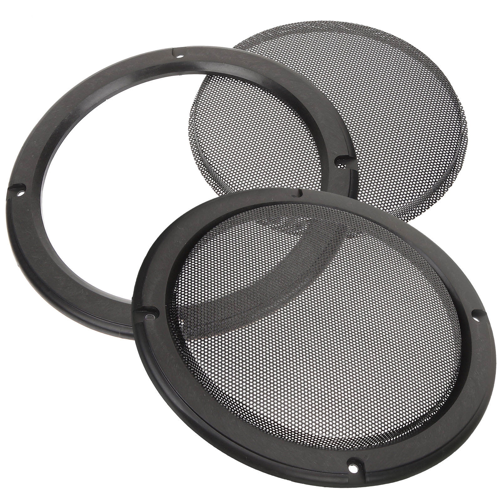 IFANLANDOR 2Set Black Speaker Cover for Car and Home Audio Repair 7.3x7.3x0.6in - Walmart.com